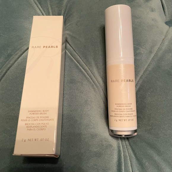 Avon | Bath & Body | New Avon Rare Pearls Shimmering Body Powder Brush ...